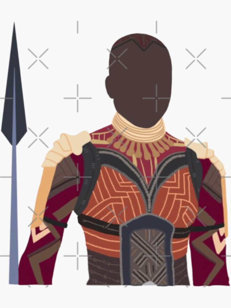 "Okoye" Sticker for Sale by marvelposters | Redbubble