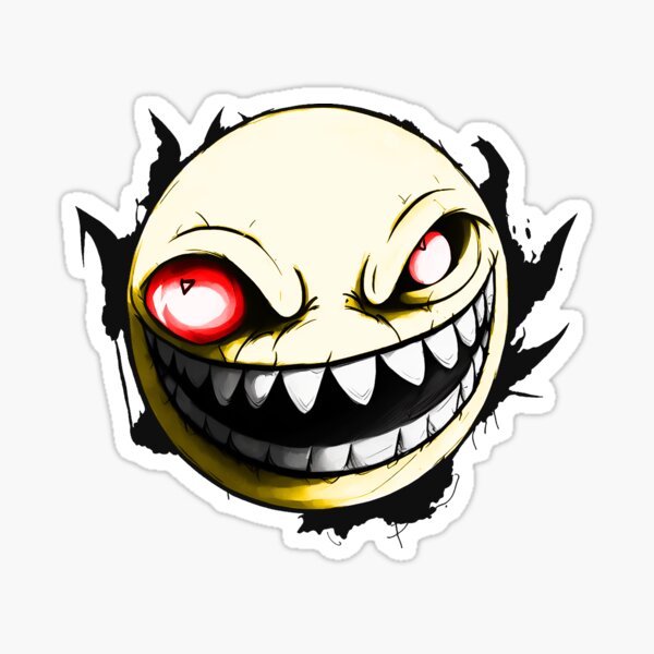 "Smiley's Grim Grin " Sticker for Sale by EdwinWoodwine | Redbubble