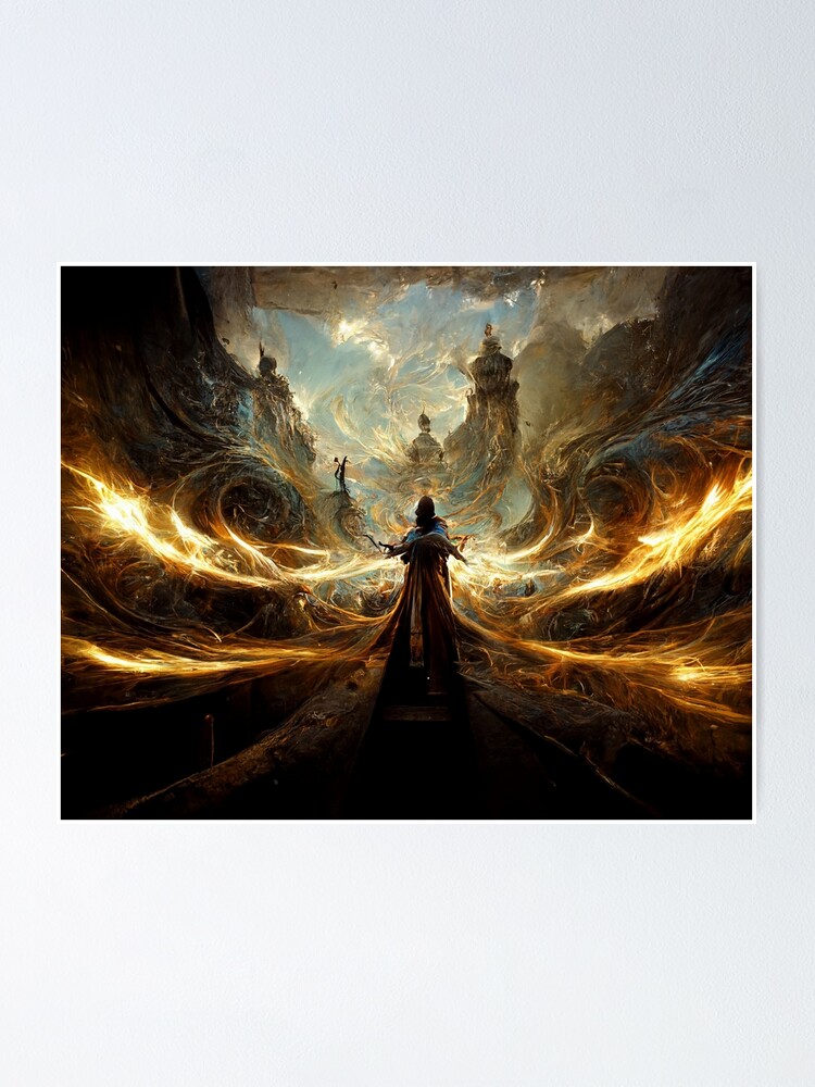 "RPG MTG DND Fantasy by RudeKittenDesigns" Poster for Sale by ...