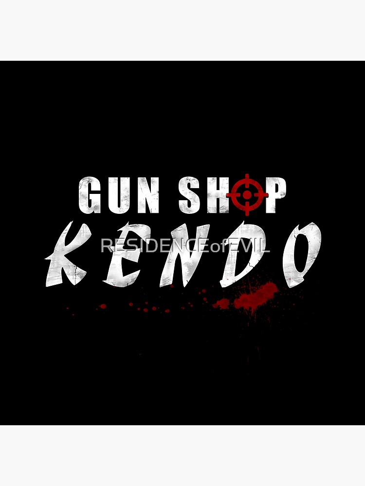 "Gun Shop Kendo" Poster for Sale by RESIDENCEofEVIL | Redbubble