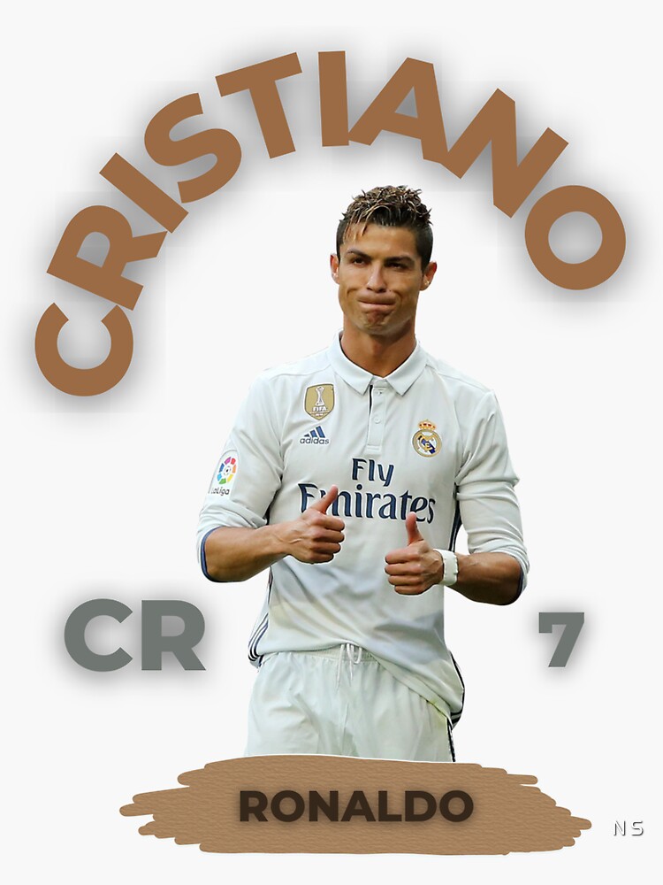 "Essential Cristiano Ronaldo Siuuu" Sticker for Sale by nirmalsawlani | Redbubble