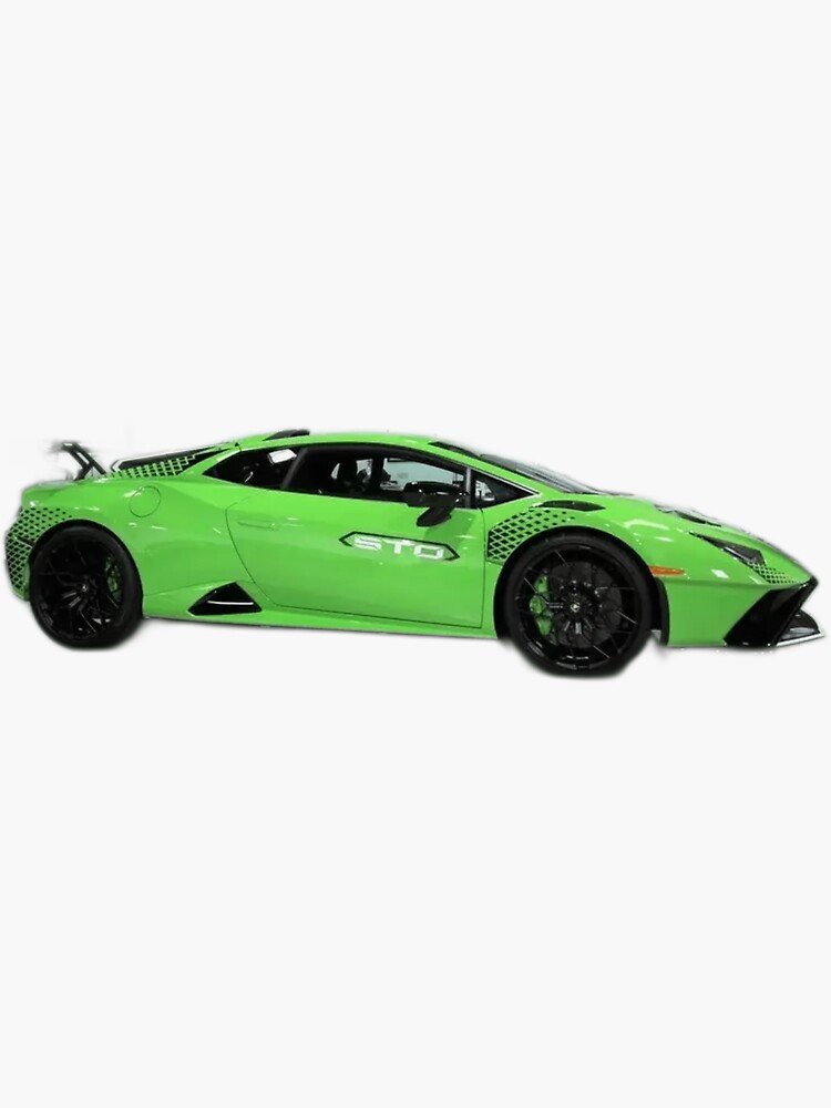" Lamborghini Huracan STO Coupe" Sticker for Sale by TShirtGalaxys ...