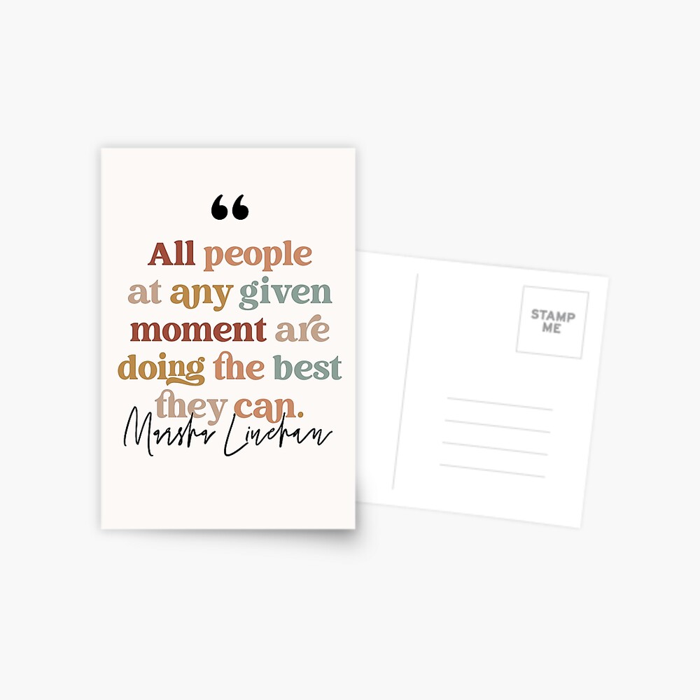 "DBT Marsha Linehan Quote" Poster for Sale by PKindThoughts | Redbubble