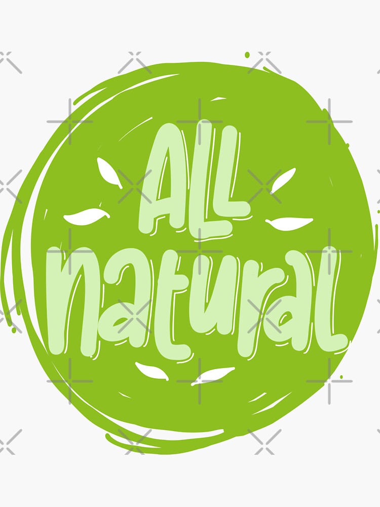 "Vegan All Natural Healthy" Sticker for Sale by GrandStickers | Redbubble