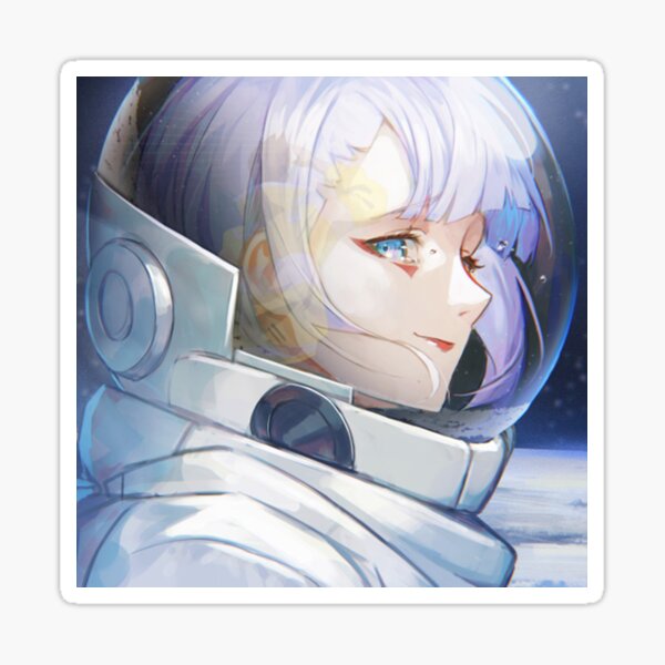 "cyberpunk edgerunners - lucy" Sticker for Sale by vallshopp | Redbubble