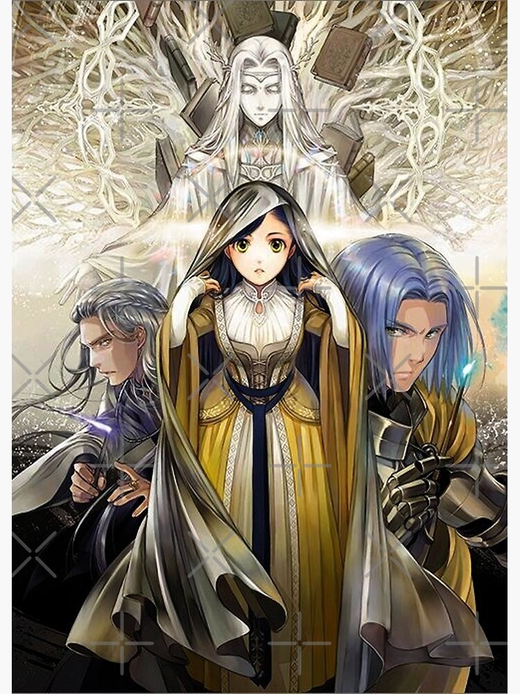 "Ascendance of a Bookworm - Myne's Crest Temple Goddess Intense" Poster ...