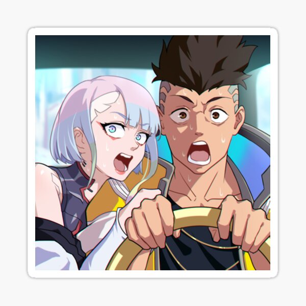 "cyberpunk edgerunners - lucy" Sticker for Sale by vallshopp | Redbubble