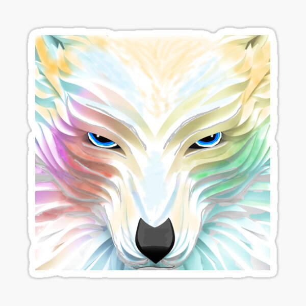 "SPIRIT WOLF" Sticker for Sale by coffeecountyjim | Redbubble