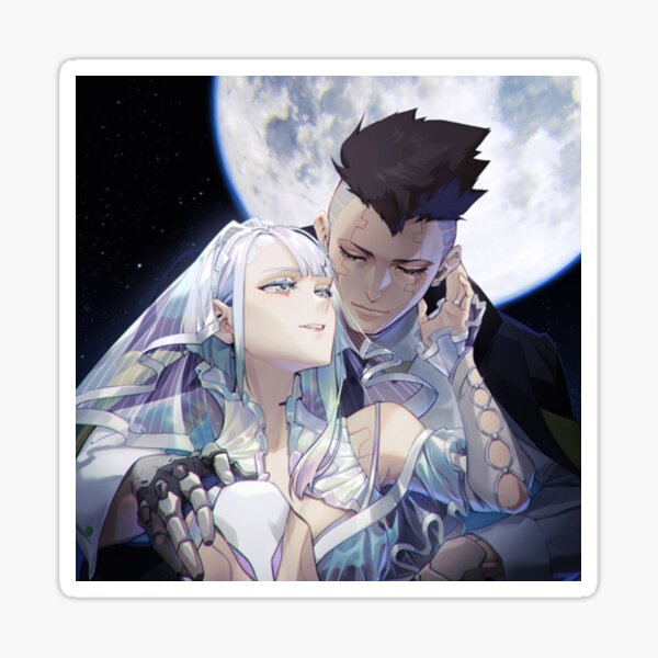 "cyberpunk edgerunners - lucy" Sticker for Sale by vallshopp | Redbubble