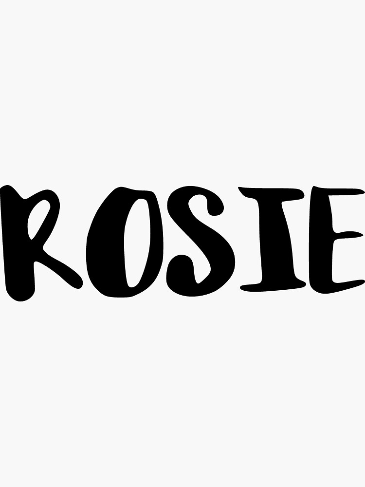 "Rosie" Sticker for Sale by FTML | Redbubble