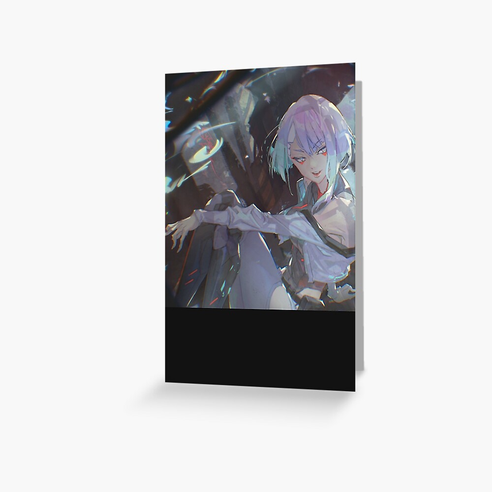 "cyberpunk edgerunners - lucy" Greeting Card for Sale by vallshopp ...