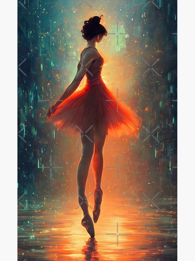 "Perfect gift for ballet dancers | A beautiful illustration of a woman ...