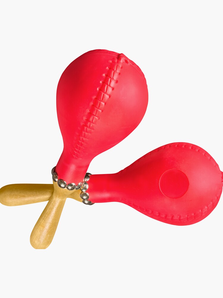 "TWO RED RATTLES " Sticker for Sale by Blissyco | Redbubble