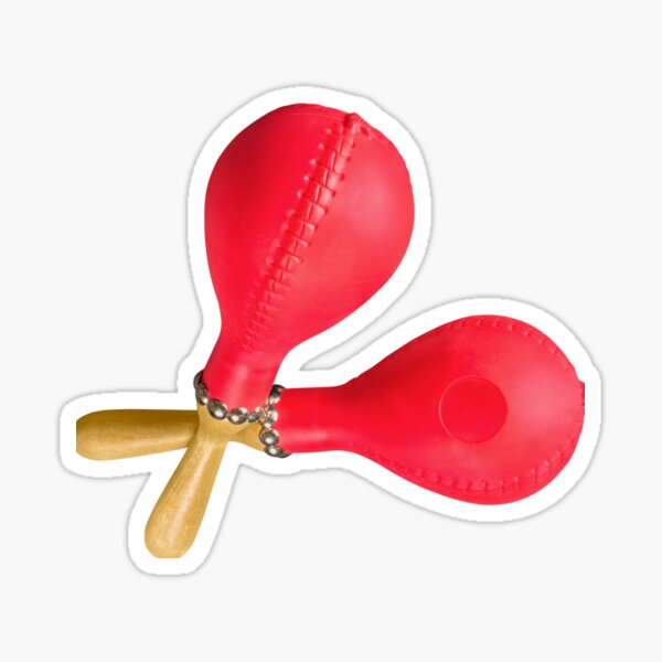 "TWO RED RATTLES " Sticker for Sale by Blissyco | Redbubble