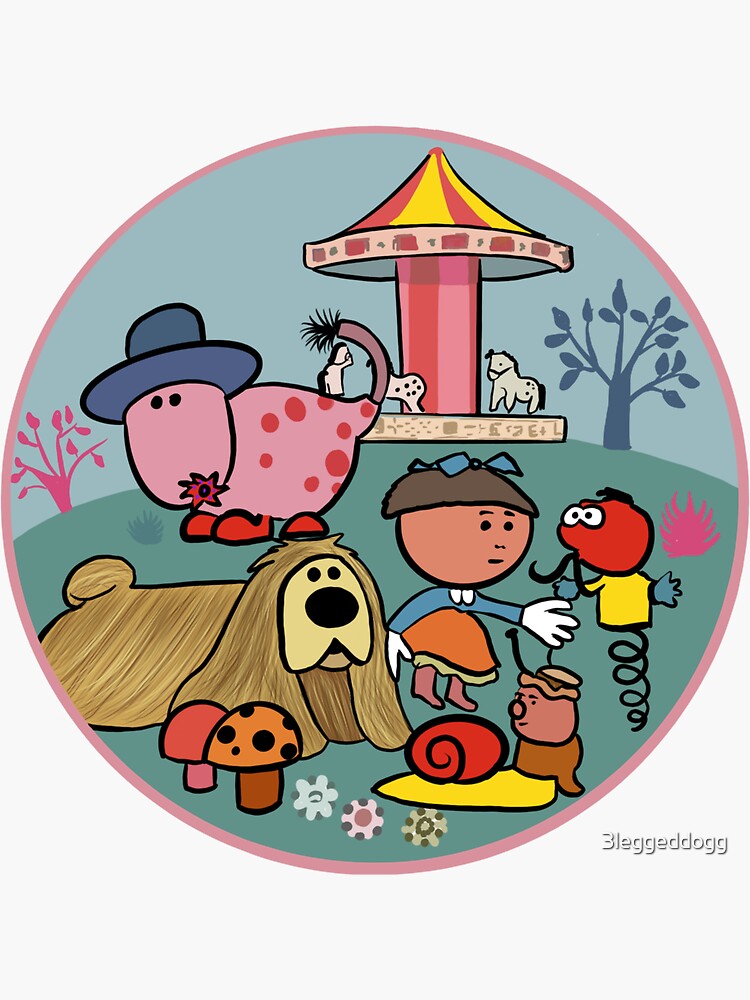 "Magical roundabouts" Sticker for Sale by 3leggeddogg | Redbubble