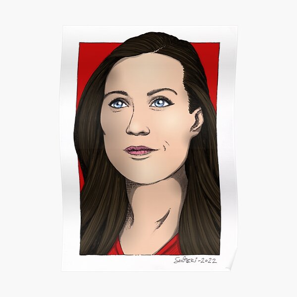"Sanna Marin" Poster for Sale by Foetry | Redbubble