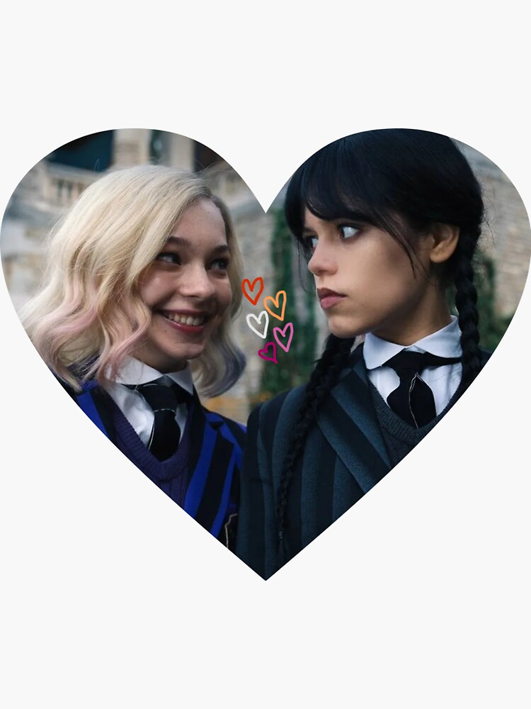 "wenclair wednesday addams enid sinclair" Sticker for Sale by ...