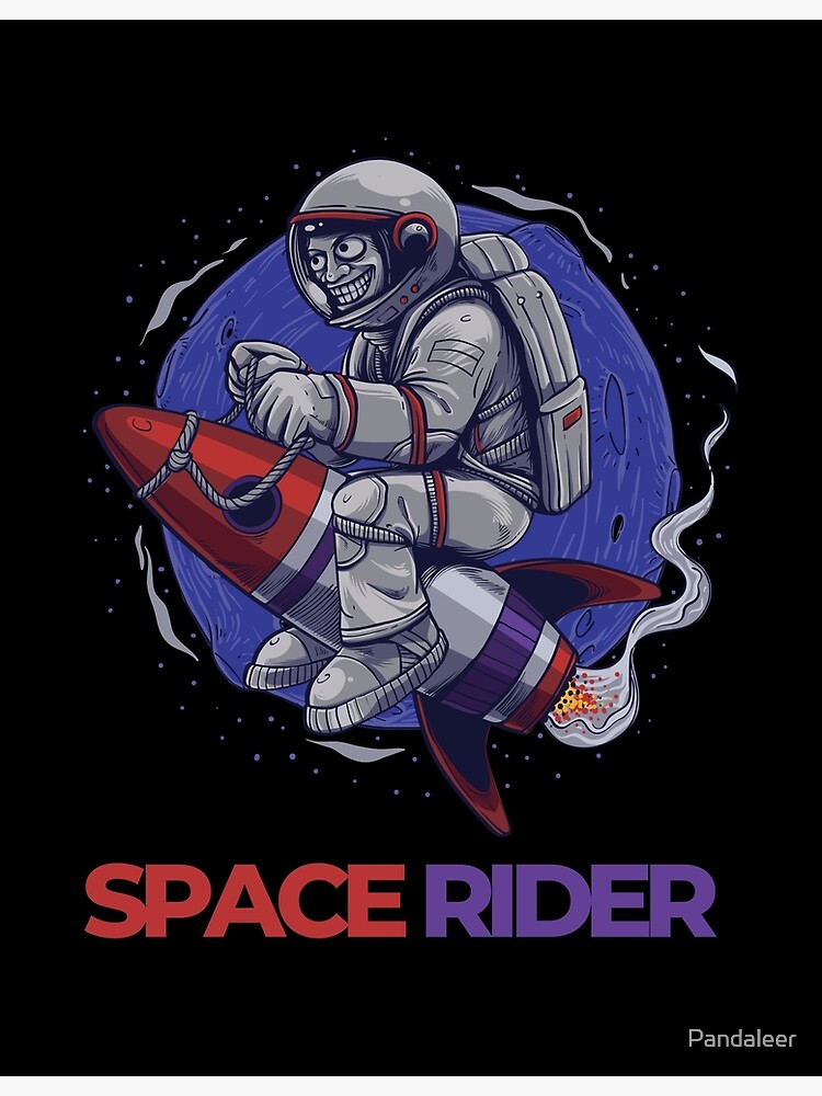 "Space Rider" Poster for Sale by Pandaleer | Redbubble