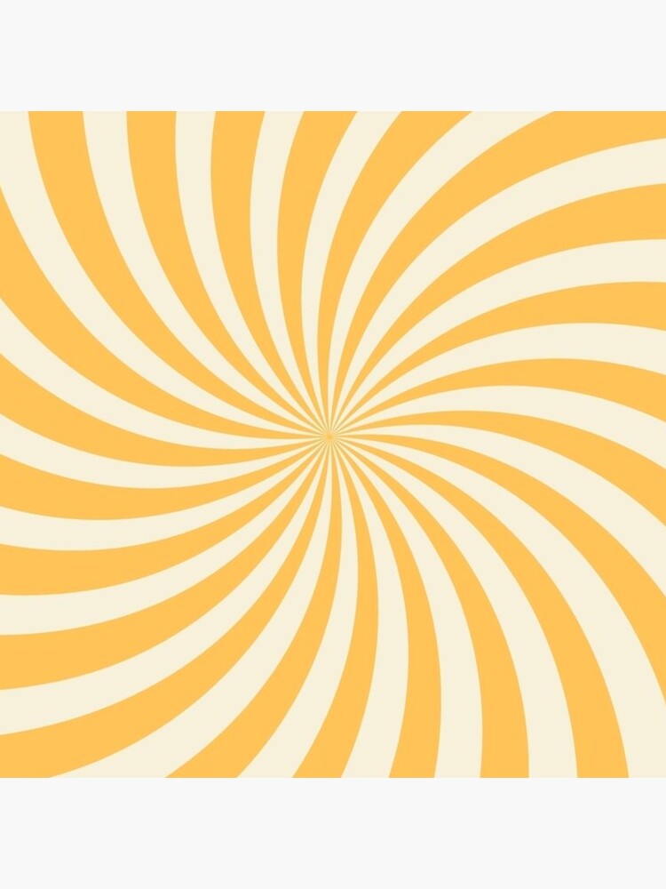 "Retro boho yellow sun swirl" Sticker for Sale by ReneMagritteArt ...