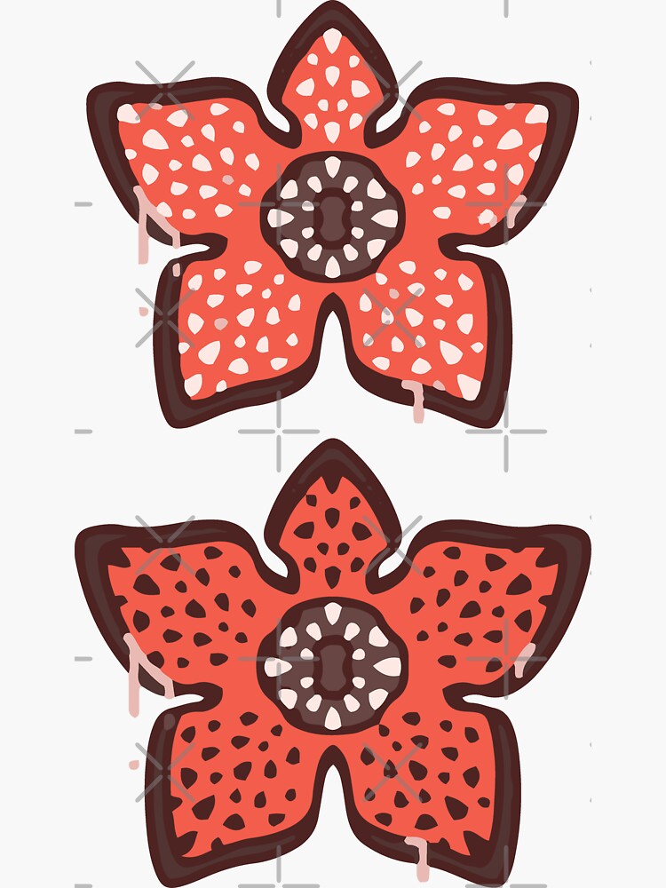 "Orange Stranger Things Characters" Sticker for Sale by Victor-DZ ...