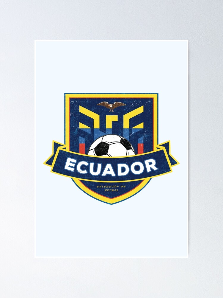 "Ecuador Soccer Crest" Poster for Sale by Numero14 | Redbubble