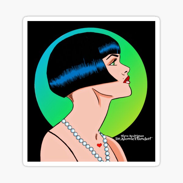 "Lulu in Paris" Sticker for Sale by DrAtomicThunder | Redbubble