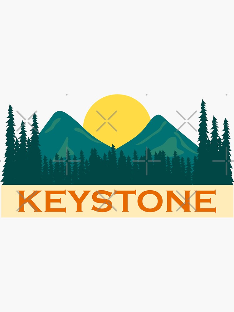"Keystone Resort" Sticker for Sale by manmayacool12 | Redbubble