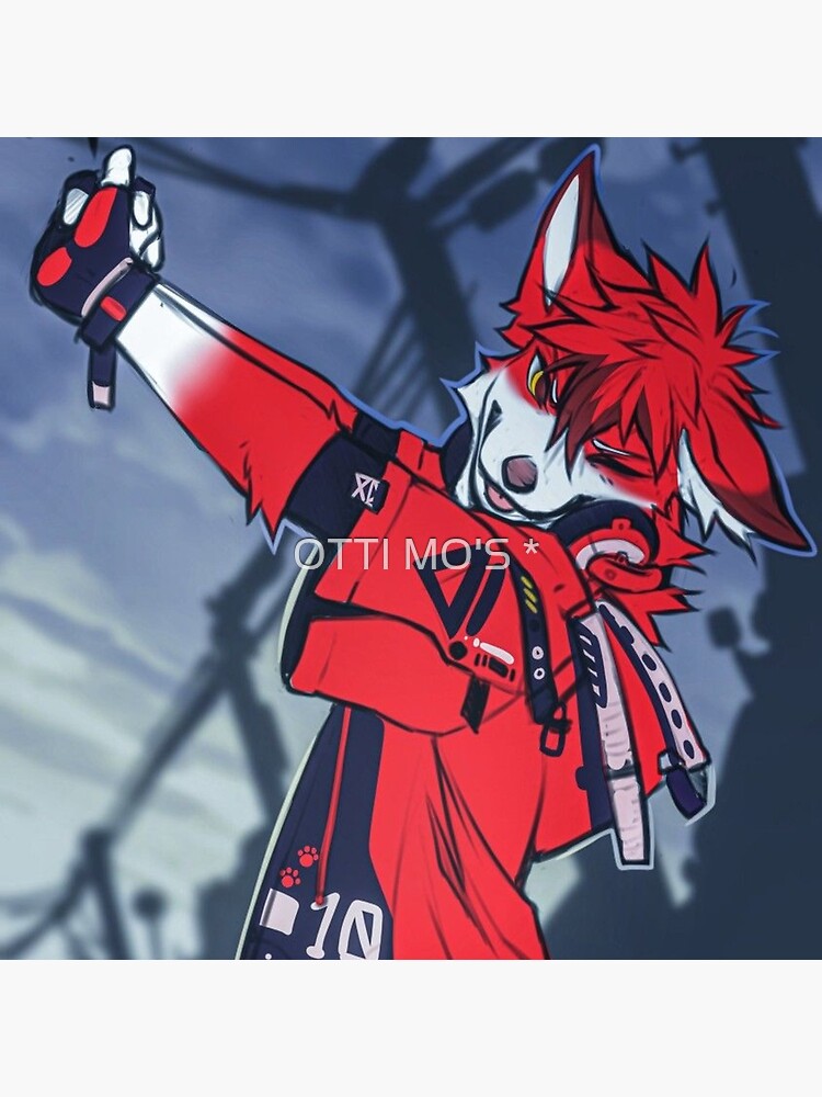 "Cool Furry art, Furry fan," Poster for Sale by ATTERBI | Redbubble