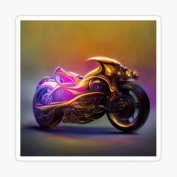 "futuristic superbike" Sticker for Sale by beluxe | Redbubble