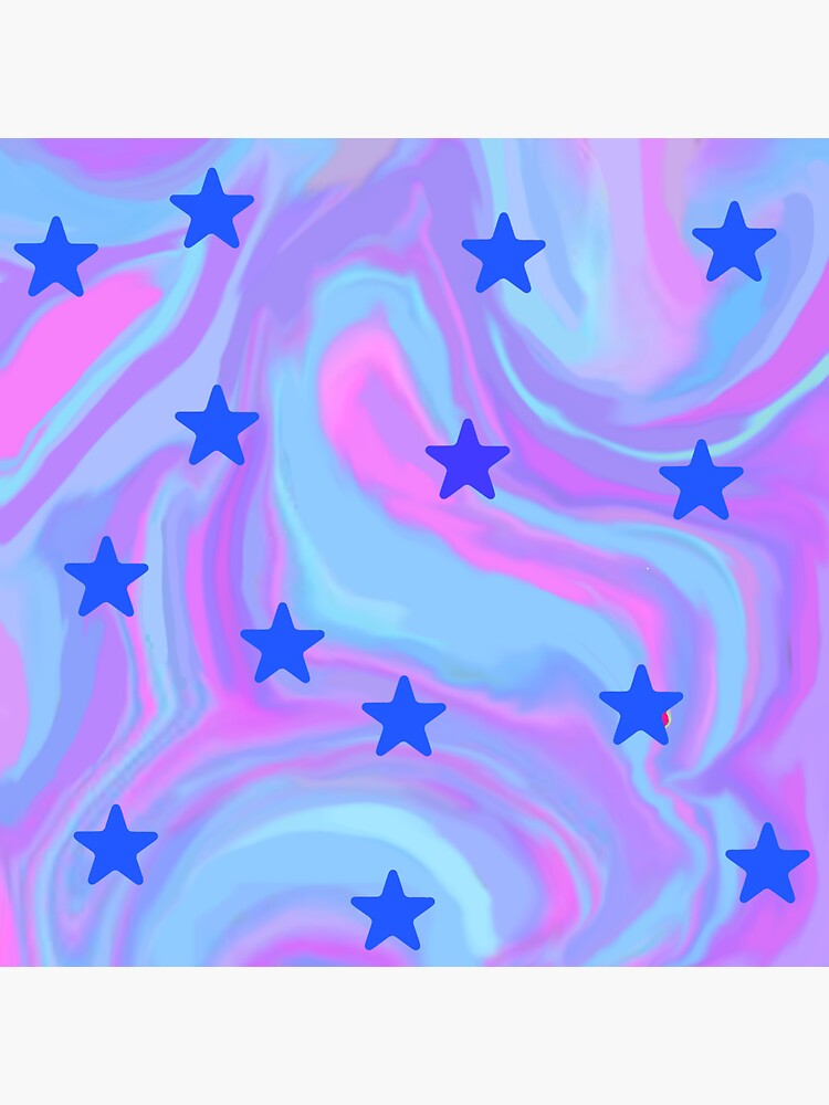 "blue galactic milkshake" Sticker for Sale by Gummy-Piu | Redbubble