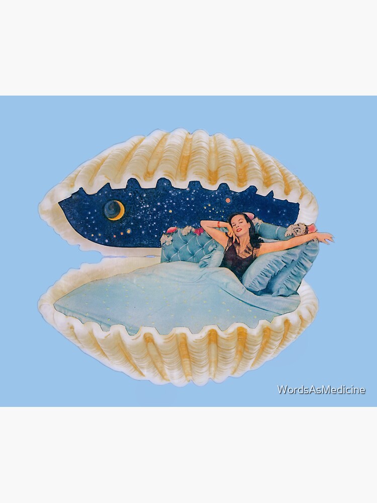 "Living In A Shell" Sticker for Sale by WordsAsMedicine | Redbubble