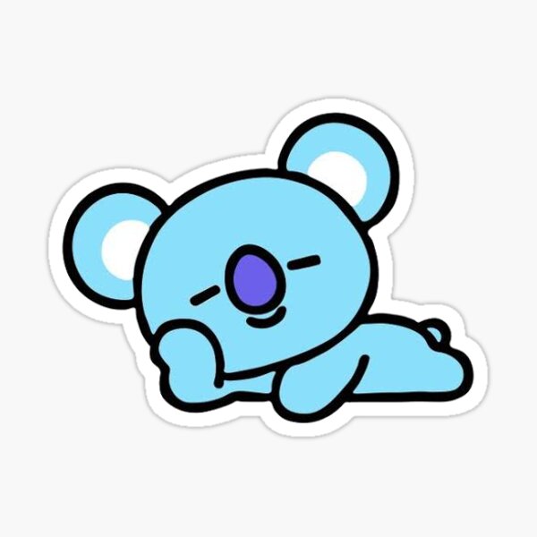 "Resting Koya" Sticker for Sale by MJOFFICIAL | Redbubble