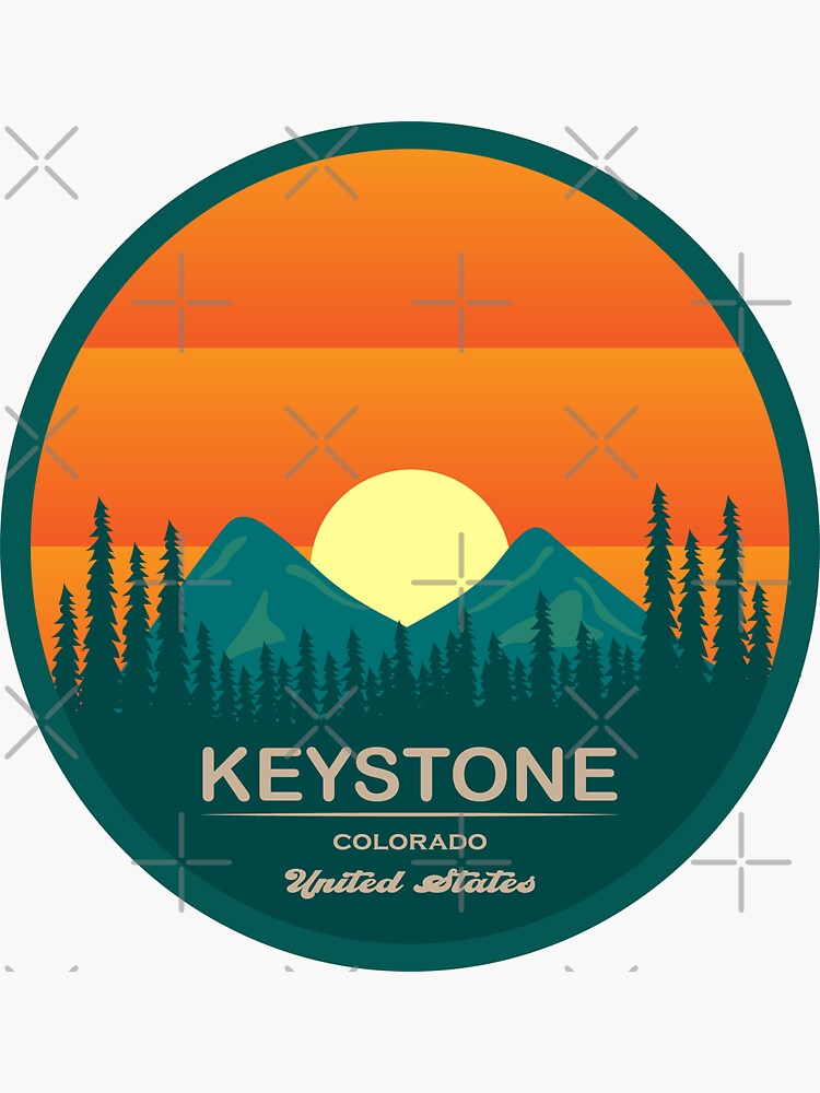 "Keystone Resort" Sticker for Sale by manmayacool12 | Redbubble