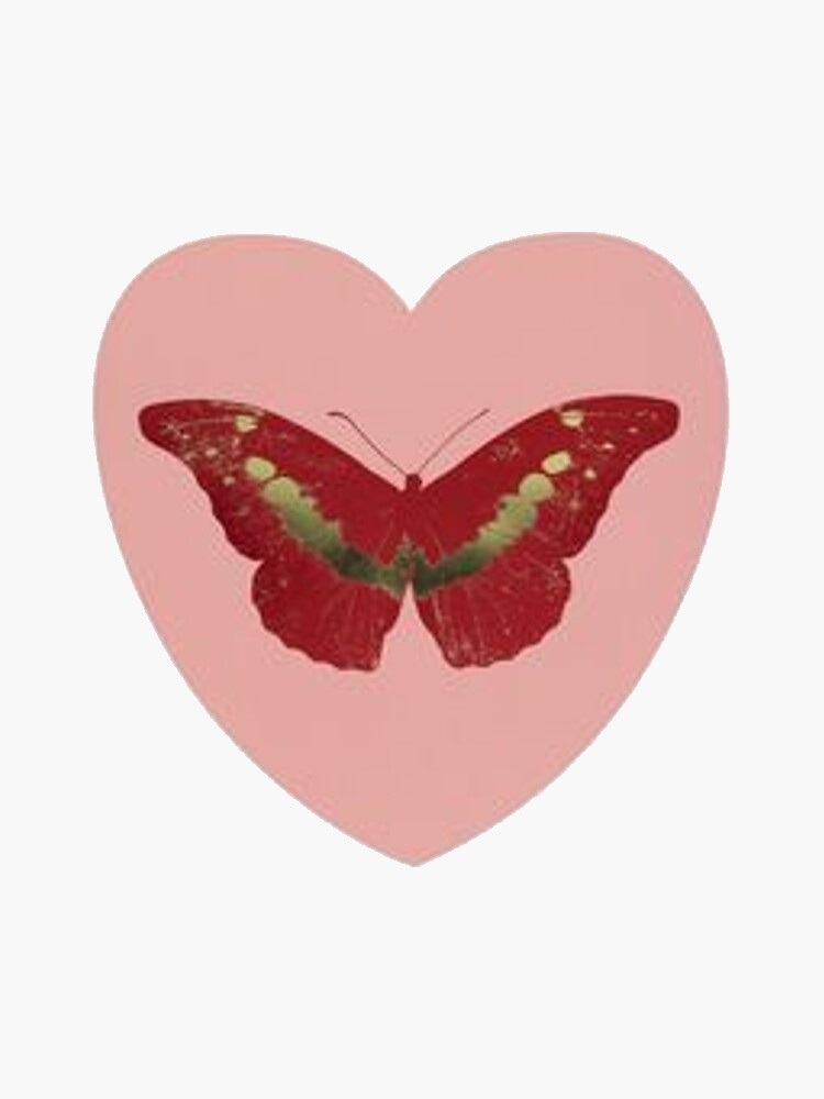 "Butterfly Heart" Sticker for Sale by savrh | Redbubble