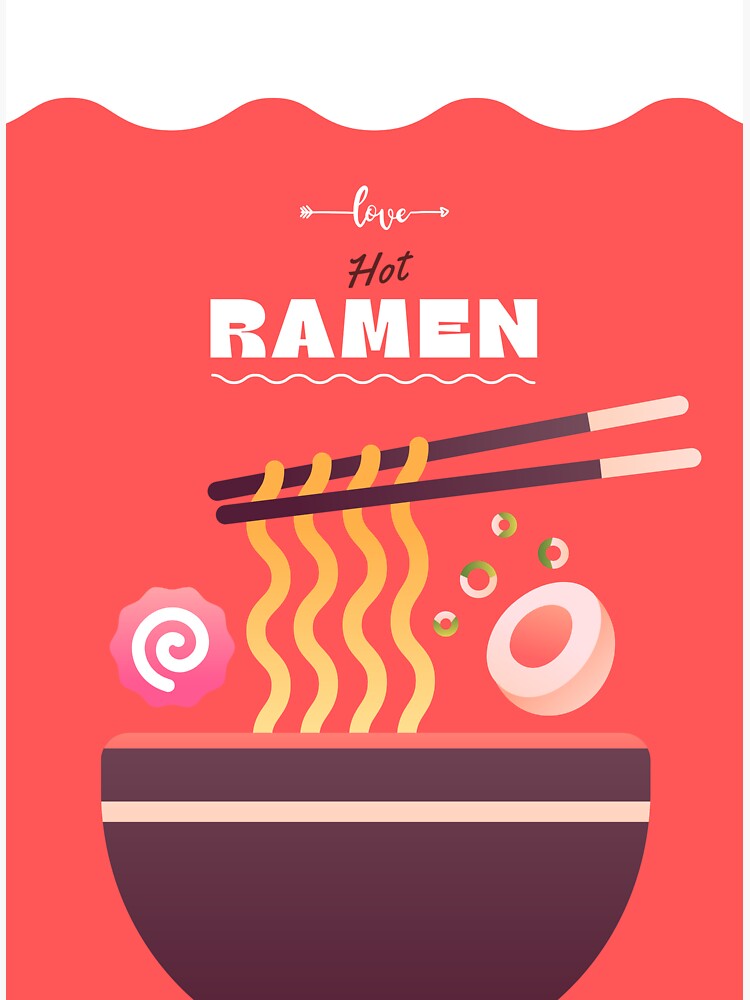 "Ramen Love" Sticker for Sale by locomocogirl | Redbubble
