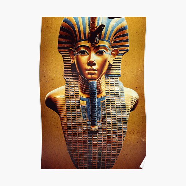 "King Tutankhamun" Poster for Sale by TheHistoryWorld | Redbubble