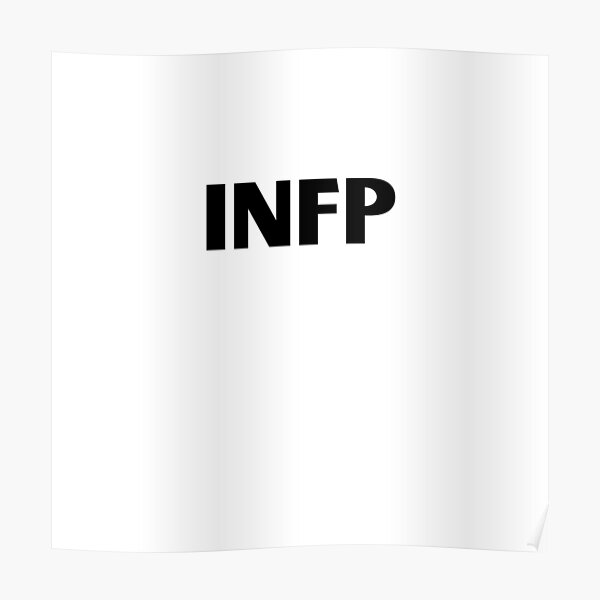"INFP" Poster for Sale by khnifssa | Redbubble