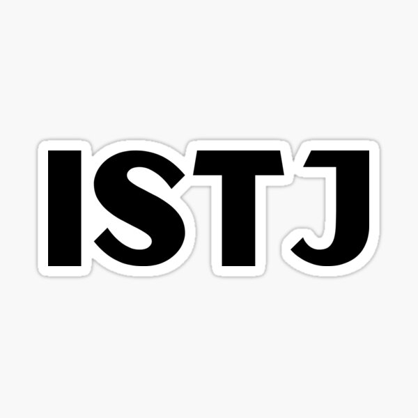 "ISTJ MBTI DESIGN " Sticker for Sale by khnifssa | Redbubble