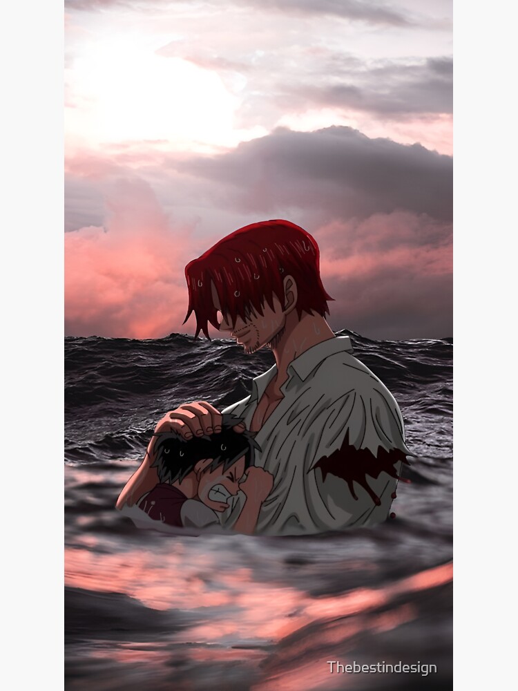 One Piece Shanks" Sticker for Sale by Thebestindesign | Redbubble