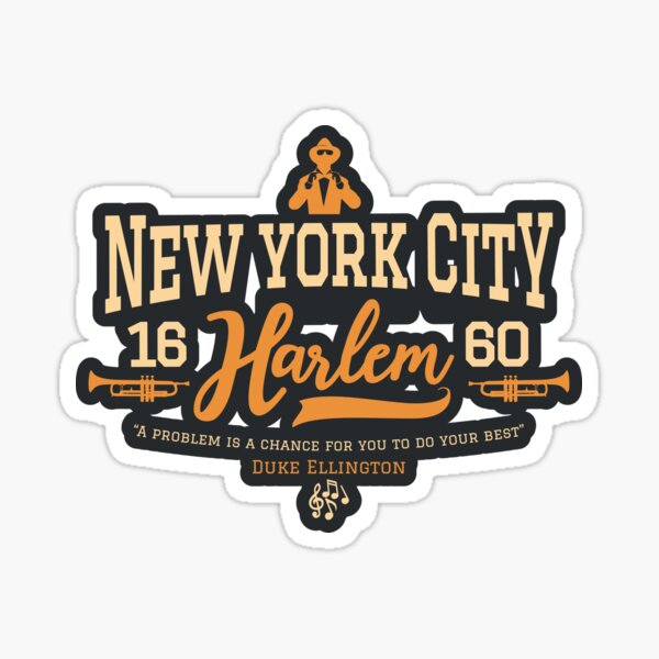 "New York Harlem - Harlem Logo - Harlem Manhattan" Sticker for Sale by ...