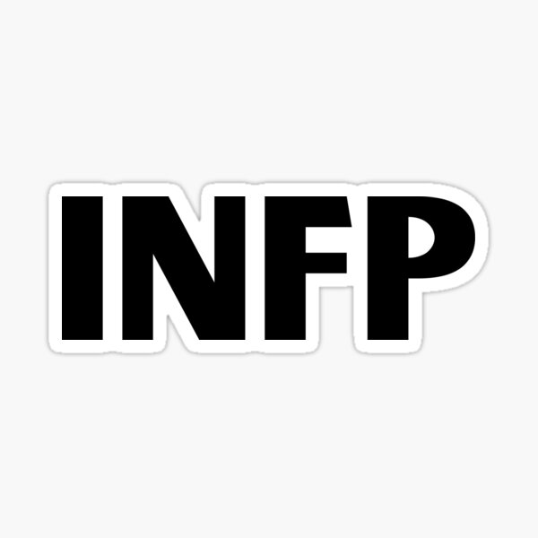 "INFP" Sticker for Sale by khnifssa | Redbubble