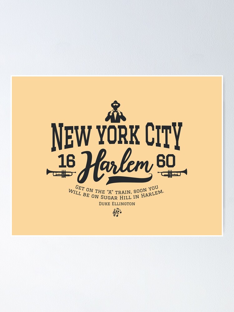 "New York Harlem - Harlem Logo - Harlem Manhattan" Poster for Sale by ...