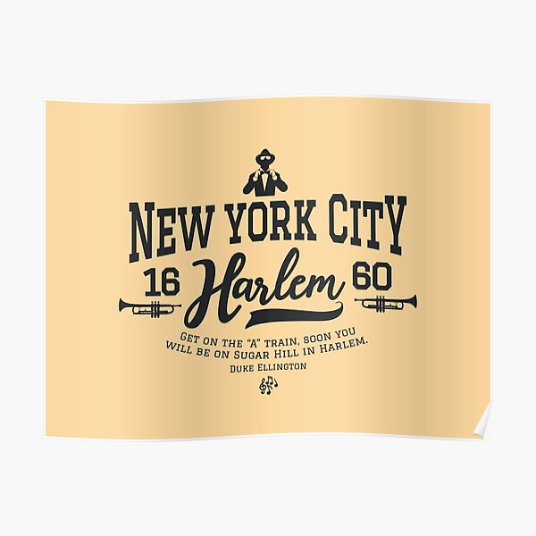 "New York Harlem - Harlem Logo - Harlem Manhattan" Poster for Sale by ...