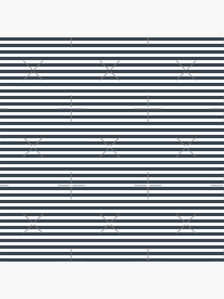 "Tiny CHARCOAL GREY and WHITE Horizontal PINSTRIPES" Sticker for Sale ...