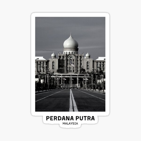 "Perdana Putra Putrajaya Building Malaysia" Sticker for Sale by ...