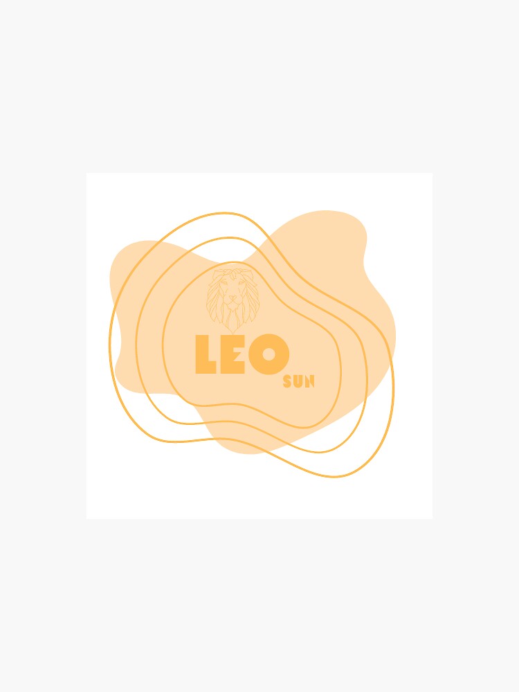 "Leo" Sticker for Sale by gazellie | Redbubble