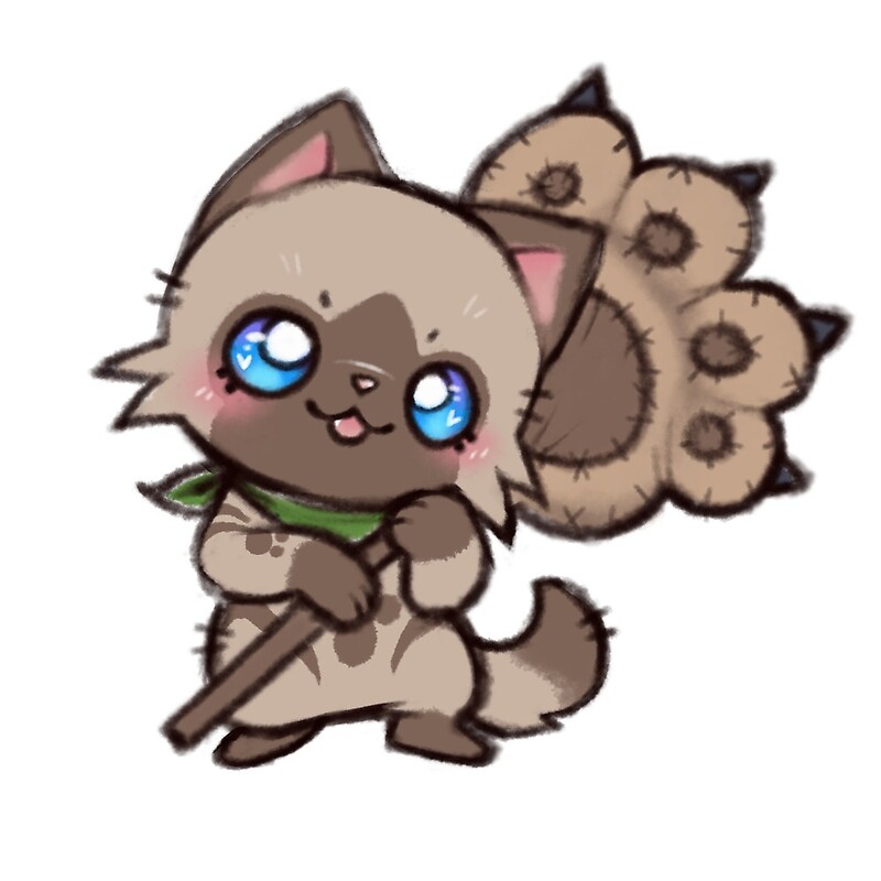 "Cute Palico." by Lilobug | Redbubble