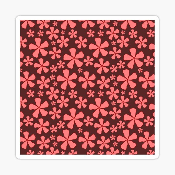 "Pink flowers" Sticker for Sale by Obsessionforart | Redbubble