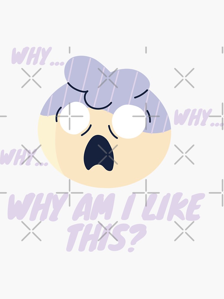 "Why... Why... Why... Why Am I like This Emoji - Scared Emoji" Sticker ...