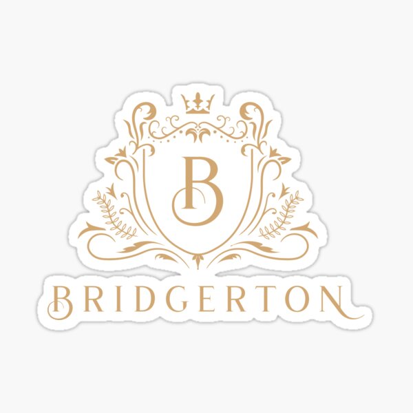 "bridgerton shield" Sticker for Sale by Leyzel | Redbubble